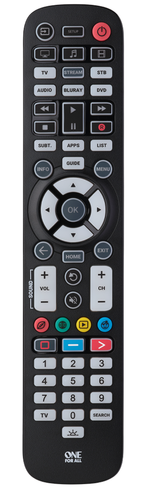 Essential 6 Antimicrobial Remote Control | One For All